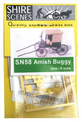 N Scl Arch - Shire Scenes Horse-Drawn Wagon w/Horse & Lamp Jewels - Kit ...
