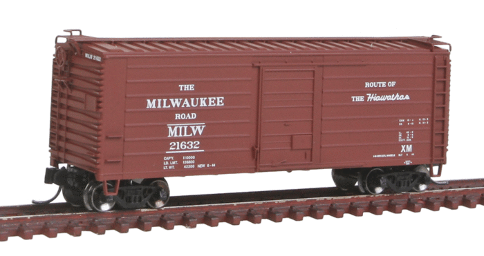 Fox Valley - Short-Rib 40' Rib-Side Boxcar - Ready to Run - Milwaukee ...