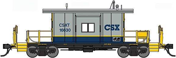 Bluford - Short Body Bay Window Caboose - Ready to Run - CSX #16630 ...