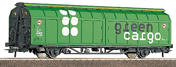 Roco - Side Wall Wagon - Swedish State Railways - LKAB Green Cargo Era ...
