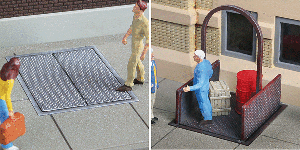 Walthers - Sidewalk Elevator - Kit - Builds 2 Complete Models Open or ...