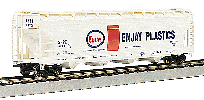 Bachmann - Silver Series 56' Centerflow Hoppers - Enjay - 160-70594