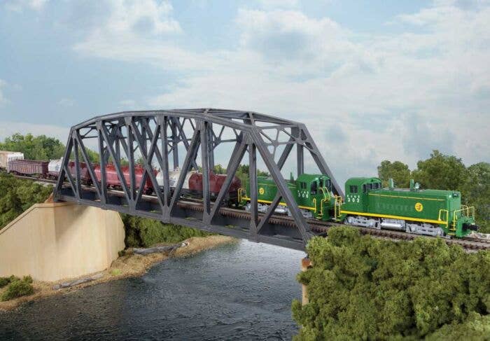 Walthers - Single-Track Arched Pratt Truss Bridge - Kit - 14-3/32 x 2 x ...
