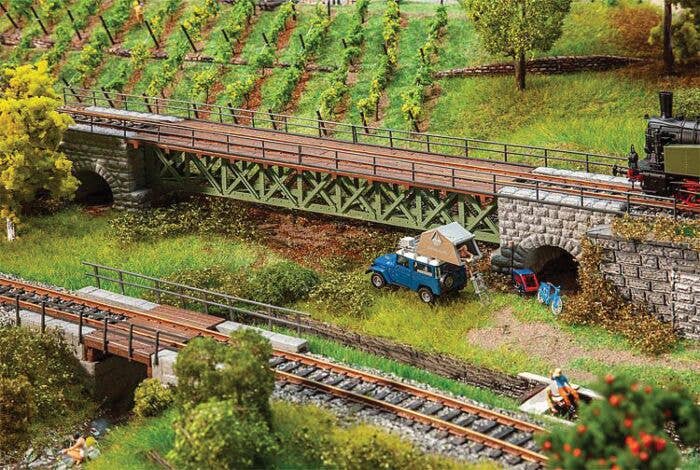 Faller - Single-Track Standard and Narrow Gauge Railroad Bridge Set ...