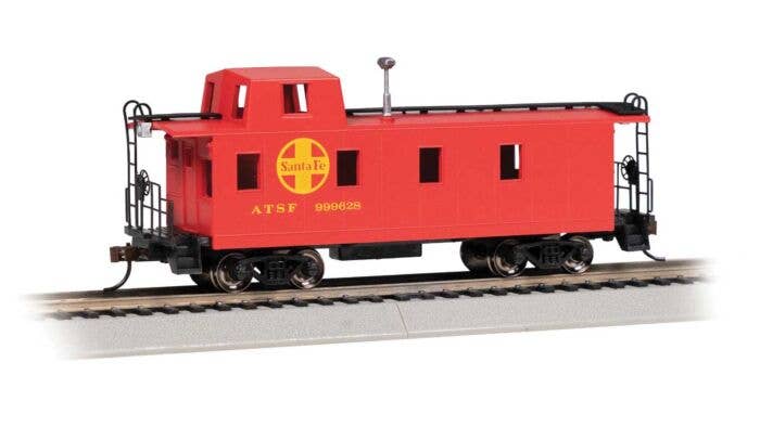 Bachmann - Slanted Offset-Cupola Caboose - Ready to Run - Santa Fe (red ...