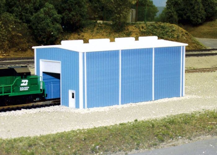 Pikestuff - Small Engine House - Scale 30 x 60' 9.1 x 18.3m (blue ...