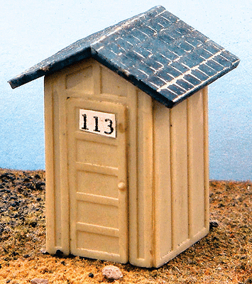AM Models - Small Shanty - Without Windows 5/8 x 3/4" 1.6 x 1.9cm - 129-113