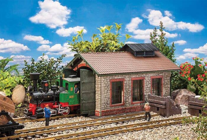 Pola - Small Stone Engine House - Kit - 44.5 x 29 x 29.5cm, Max Loco ...