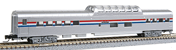 MicroTrain - Smooth-Side Dome Car - Ready to Run - Amtrak - 489-55100050