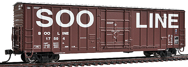 Fox Valley - Soo Line-Built 7-Post Boxcar - Ready to Run - Soo Line #1 ...