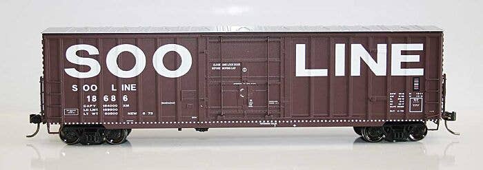 Fox Valley - Soo Line-Built 7-Post Plug-Door Boxcar w/X Panel Roof ...