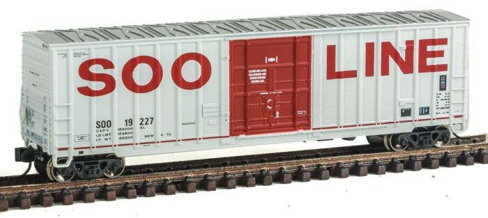 Fox Valley - Soo Line 50' 7-Post Plug-Door Boxcar - Ready to Run - Soo ...