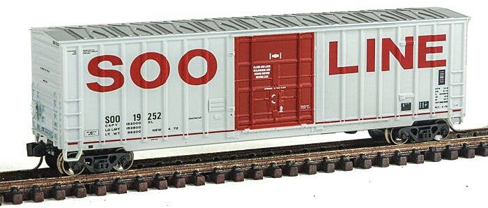 Fox Valley - Soo Line 50' 7-Post Plug-Door Boxcar - Ready to Run - Soo ...