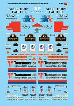 Microscale - Southern Pacific/TransAmerica - SD40 7347 Diesel & 45 ...