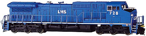 Bachmann - Spectrum GE Dash 8-40CW Diesel Locomotive - LMS Lease Unit #728 - 160-86030