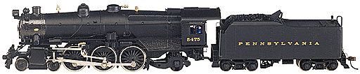 Bachmann - Spectrum Steam Powered Pre-War PRR K4 Pacific 4-6-2 w/Tender ...