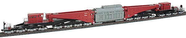 Bachmann - Spectrum(R) 380-Ton Schnabel Car w/Transformer Load - Ready ...
