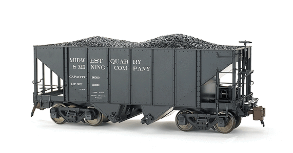 Bachmann - Spectrum(R) East Broad Top 2-Bay Steel Hopper 1:20.3 Scale - Midwest Quarry & Mining ...