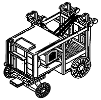 Circus Craft Creations - Stake Driver Wagon - 220-40