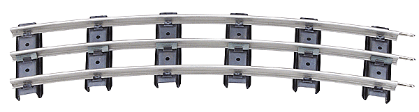 MTH - Standard Guage Track - Wide Radius Curve w/Wide Ties - 507-101041