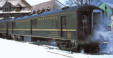 AristoCraf - Standard Heavyweight RPO Car - Burlington Northern - 614-31604