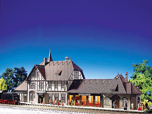 Faller - Station Schwarzburg - 19 x 7" 47.6 x 17.5cm - 272-110116