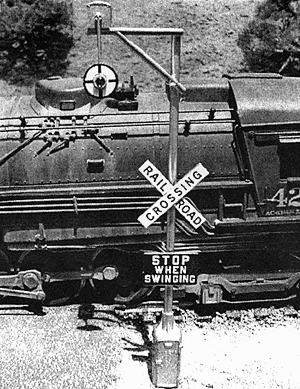 Amer Ltd - Stationary Wig-Wag Grade Crossing Signal pkg(2) - 147-5001