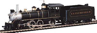 Mantua - Steam 4-6-0 Rogers Powered - Clinchfield w/Tender - 455-377565