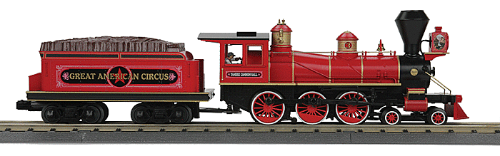 MTH - Steam Circus Train Set w/Proto-Sound 3.0 - 3-Rail - RailKing(R ...