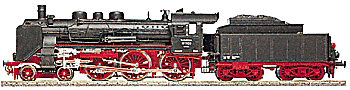 Roco - Steam Class 17 4-6-0T Era II - DRG - 625-43310