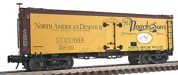 Atlas O - Steam Era Classics(TM) 36' Wood Reefer - 3-Rail - H.M. Noack ...