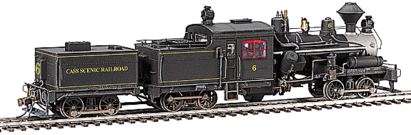 Rivarossi - Steam Heisler 3-Truck - Powered - Cass Scenic Railway - 635 ...