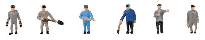 Faller - Steam Locomotive Crew - pkg(6) - 272-155610