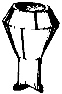 Keystone - Steam Locomotive Stack - Small Diamond - 395-24