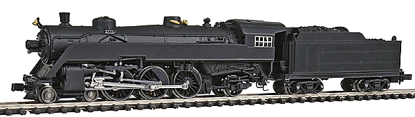 Model Pwr - Steam Semi-Streamlined 4-6-2 w/Tender - Undecorated - 490-87420