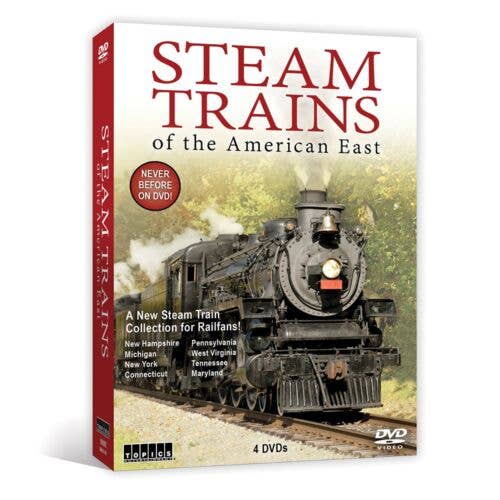 Topics Ent - Steam Trains of the American East DVD - 4 Films in a 4 ...