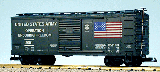 USA - Steel Boxcar - US Army "Operation Enduring Freedom" Boxcar (green ...
