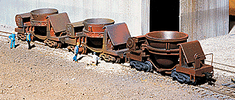 Walthers - Steel Mill/Works Cars - Kit - Slag Car 3-Pack - 932-3141
