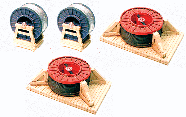 Chooch - Steel Ribbed Cable Reel Load - 1" Diameter Reels, 2 Different ...