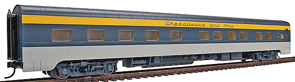 Walthers - Streamlined Pullman-Standard 10-6 Sleeper (Plan #4140) Ready to Run - Chesapeake ...