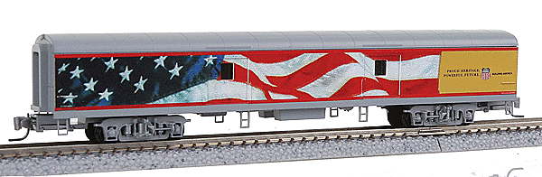 MicroTrain - Streamlined Pullman-Standard Smoothside Baggage Car ...