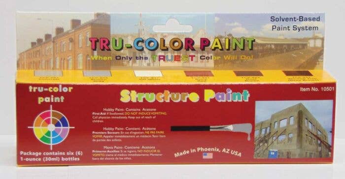 Tru-Color - Structure & Bridge Paint Color Set - Six Colors in 1oz 29 ...
