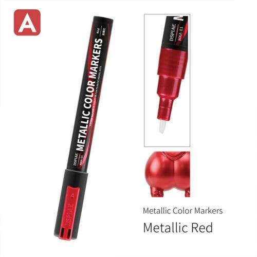 DSPIAE - Super Metallic Color Paint Marker - Metallic Red - 314-MKA01
