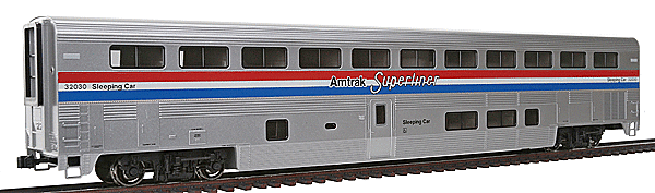 Kato - SuperLiner Phase III Sleeper Car - Amtrak #32030 - 381-356081A
