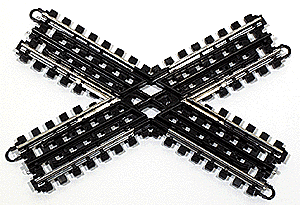 K-Line - Supersnap Track w/Shadow Rail - 60 Degree Crossover - 401-759