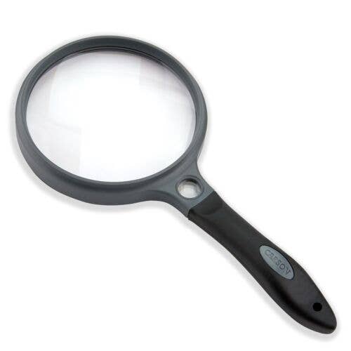 Carson - SureGrip(TM) Magnifying Glass - 2x Power, 4-5/16" 11cm ...