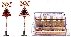 Busch - Swiss Style Crossing Signals - 189-5966