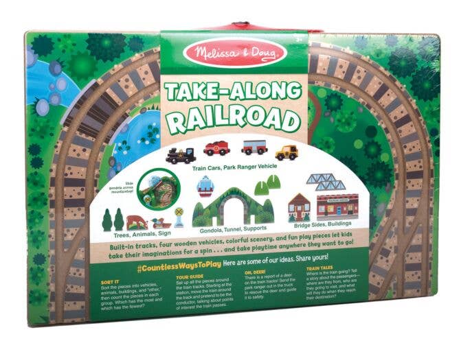 Melissa&D - Take-Along Railroad - Tabletop - Wooden - 488-30140