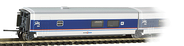 E-R Models - Talgo Amtrak Bar Coach - TC6 - 262-7255