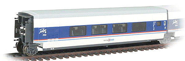 E-R Models - Talgo Amtrak Coach - 2nd Class - 262-3254